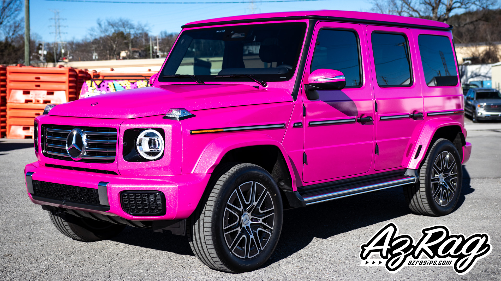 Color Change Wrap on a Mercedes G-Wagon | AZ Rag Installations & Print ...