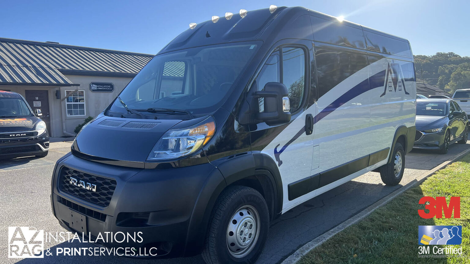 Partial Wrap on a 2025 RAM ProMaster in Knoxville: Ford Construction ...